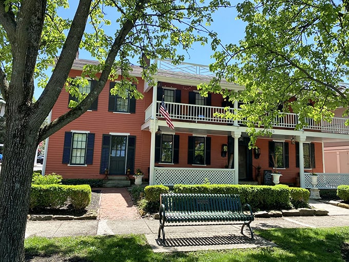 This isn't just a house; it's a time machine disguised as architecture, complete with a porch that practically demands lemonade.