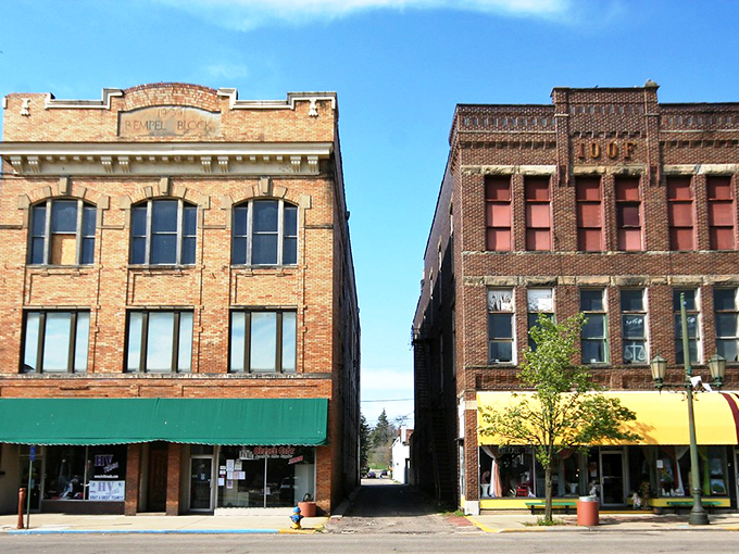 These historic brick buildings have witnessed generations of Logan life, standing shoulder to shoulder through time.