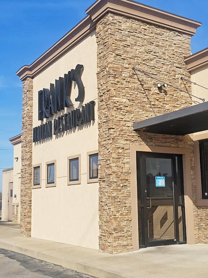 Frank's Italian Restaurant brings stone-faced sophistication to Van Buren's dining scene. When a building looks this good, the food inside better deliver.