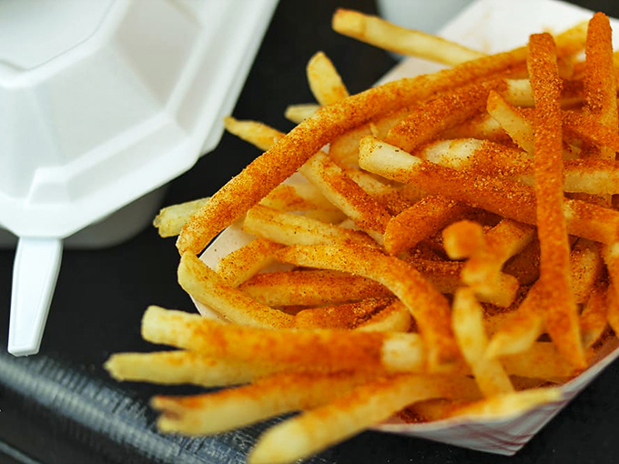 These aren't just fries – they're golden, seasoned happiness sticks that make you wonder why you ever ate plain ones.