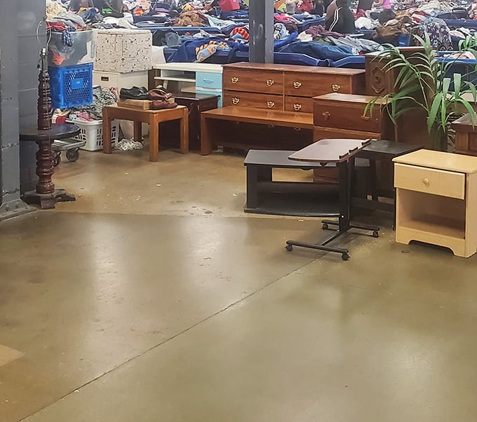 The furniture section offers solid wood treasures that would cost ten times more elsewhere. Mid-century pieces just waiting for their second act.