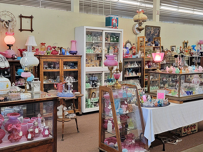 Holy collectibles, Batman! This booth is a superhero sanctuary where childhood memories are preserved in plastic and displayed with pride.