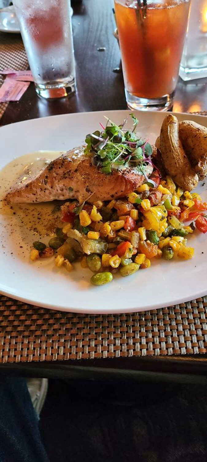 Another angle on that prime rib &ndash; a carnivore's dream that practically begs you to cancel your afternoon plans.