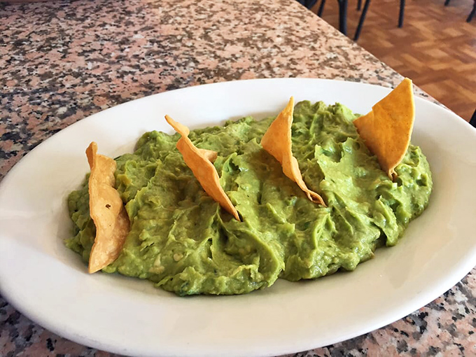 Guacamole that looks like it was whipped up moments ago&mdash;because it probably was. Those tortilla chips are just delivery vehicles for green gold.