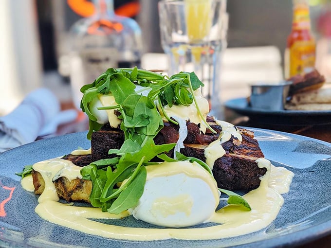 Strata that straddles the line between breakfast indulgence and dinner sophistication. Comfort food with a college degree.