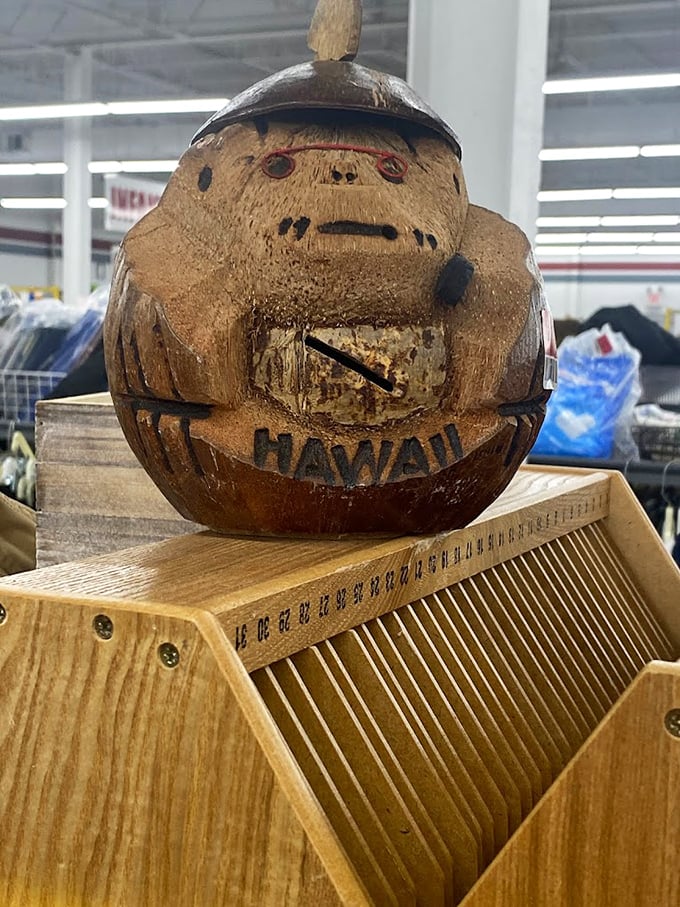 This Hawaiian coconut monkey bank isn't just quirky decor&mdash;it's waiting to store the money you'll save on your next shopping spree.