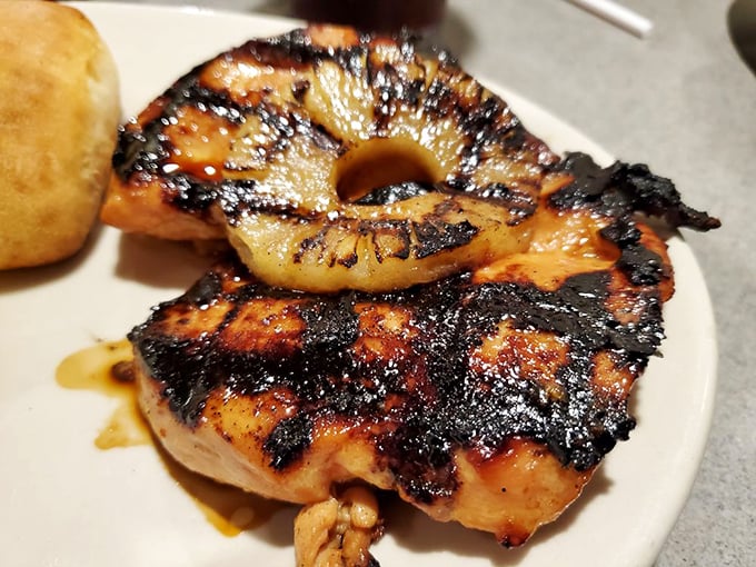 Grilled pineapple caramelized to sweet perfection atop chicken&mdash;a Hawaiian vacation for your taste buds without the airfare.