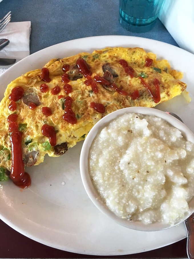 This Italian omelet with its splash of ketchup is like a flavor festival wrapped in eggs&mdash;where every bite delivers a Mediterranean vacation.