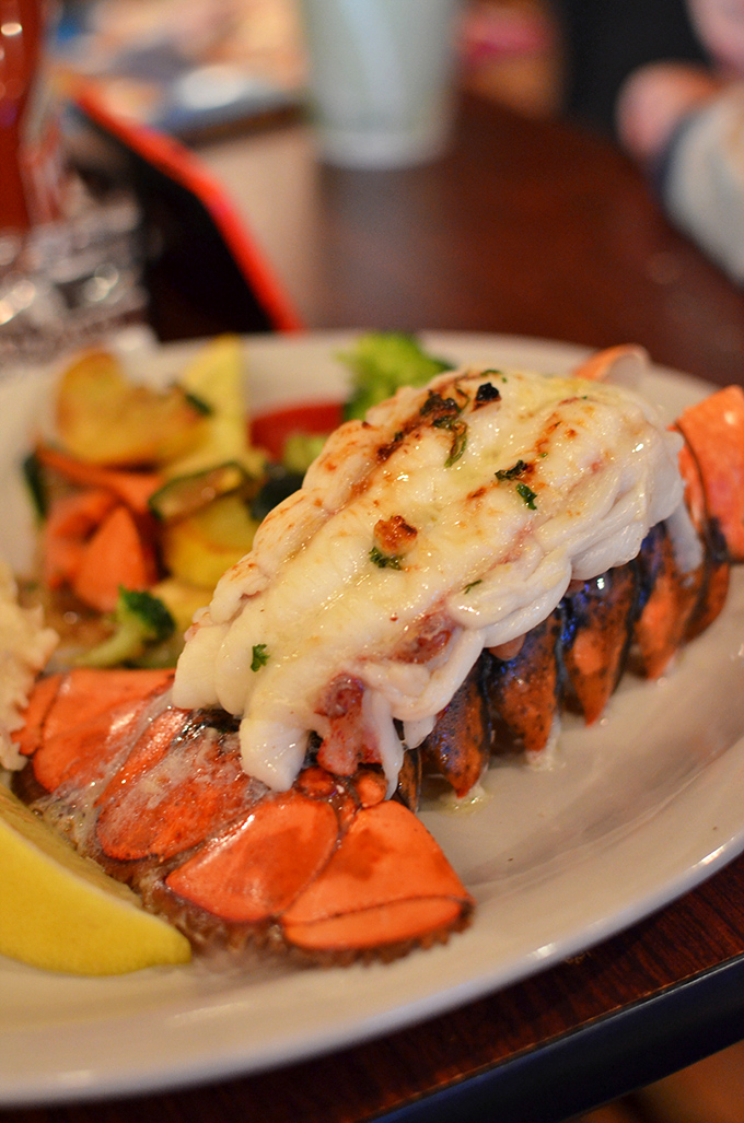 This isn't just lobster tail&mdash;it's a crustacean masterpiece. Perfectly broiled, butter-kissed, and ready for its close-up on your taste buds.