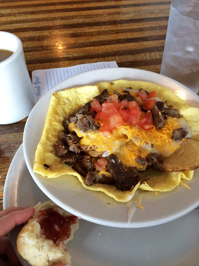 When an omelet dreams big, it becomes this open-faced beauty. Every ingredient playing its part in perfect harmony.