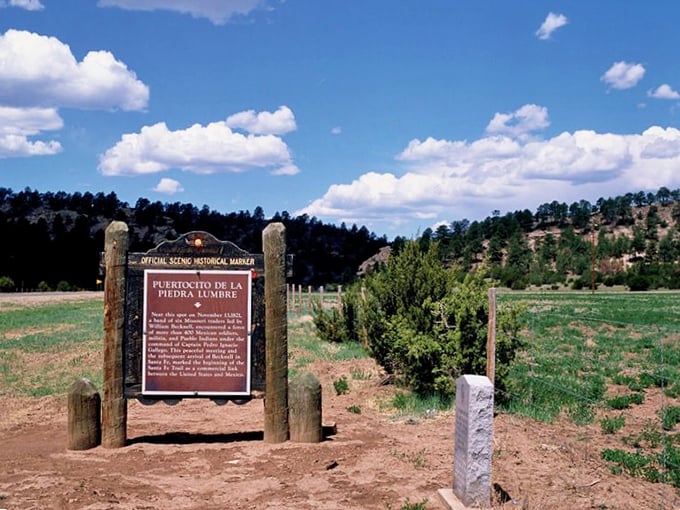 Historical markers dot the landscape around Las Vegas, telling stories of the Santa Fe Trail and early settlers. History lessons without the classroom drowsiness.