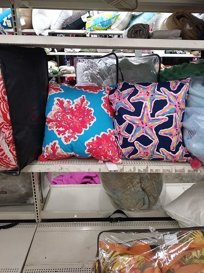 These vibrant designer pillows could be the splash of color your living room's been begging for. Coastal chic without the coastal price tag.