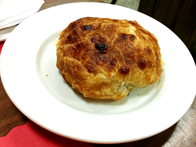 The humble knish: proof that potatoes achieve their highest purpose when wrapped in pastry. Golden, flaky, and utterly unpretentious comfort.