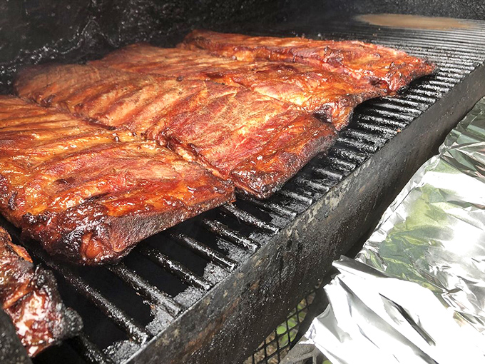 Ribs that glisten with purpose and promise. That bark has the kind of character development you usually only find in prestige television.