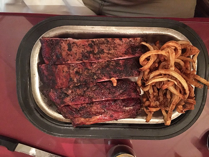 Ribs, sausage, and a loaded potato&mdash;the holy trinity of Oklahoma comfort food that makes diets weep and taste buds rejoice.