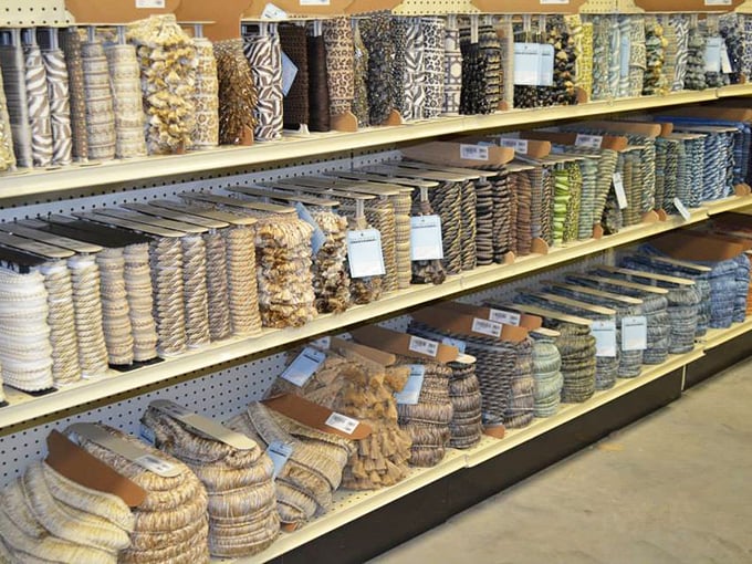 The trim section &ndash; where tassels, cords and fringe become objects of desire. Who knew decorative rope could be so captivating?