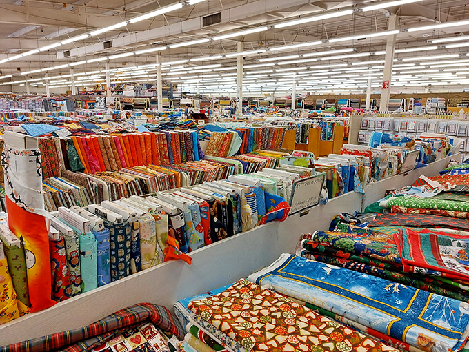 A textile library where every "book" tells a different story. The only problem? You'll want to check them all out.