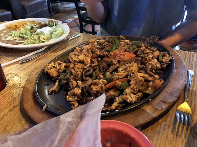 Sizzling fajitas that announce their arrival to the entire restaurant. The sound and smell create anticipation that the taste absolutely delivers on.
