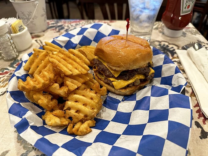 Who said breakfast places can't nail a burger? This masterpiece makes a compelling argument for brunch extending into lunch territory.