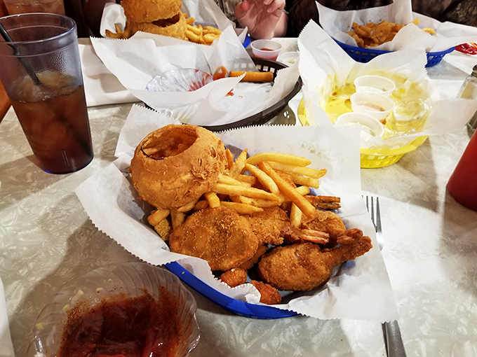 A basket of Southern-fried catfish that makes you understand why people drive for hours just for dinner. This isn't fast food&mdash;it's food worth slowing down for.