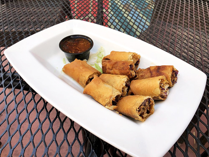 Reuben spring rolls prove that cultural fusion isn't just possible – it's necessary, especially when wrapped in crispy perfection and served with dipping sauce.