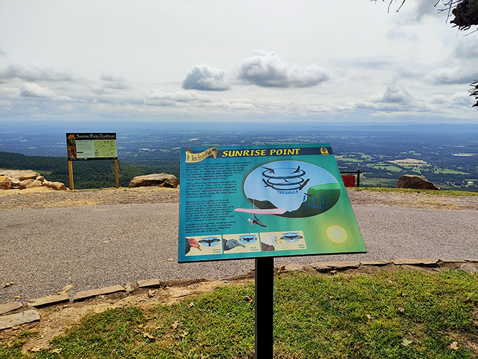 Sunrise Point doesn't just tell you about the thermal winds&mdash;it shows you where dreams take flight, both metaphorically and literally for hang gliding enthusiasts.