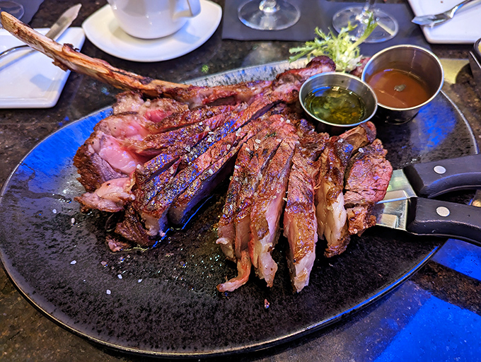 A filet with asparagus that's been cooked with such respect, you'll want to write it a thank-you note afterward.