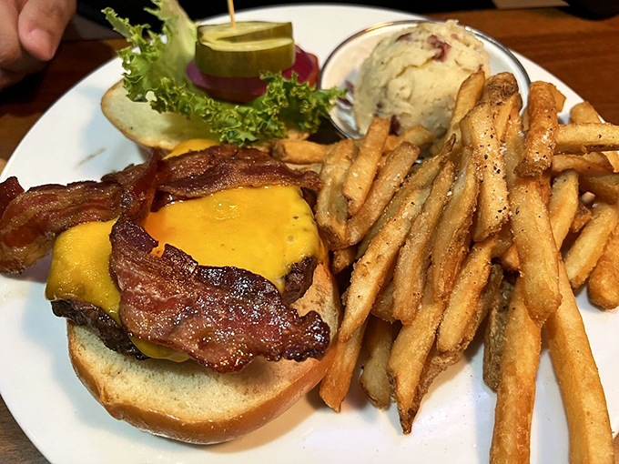 This isn't just a burger&mdash;it's a masterpiece of melted cheese, crispy bacon, and perfectly charred beef that makes you wonder why you ever ordered anything else.