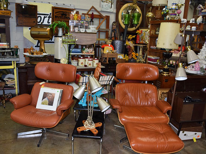 Those Eames-style leather chairs aren't just furniture&mdash;they're time machines to the era of martini lunches and "Mad Men" swagger.