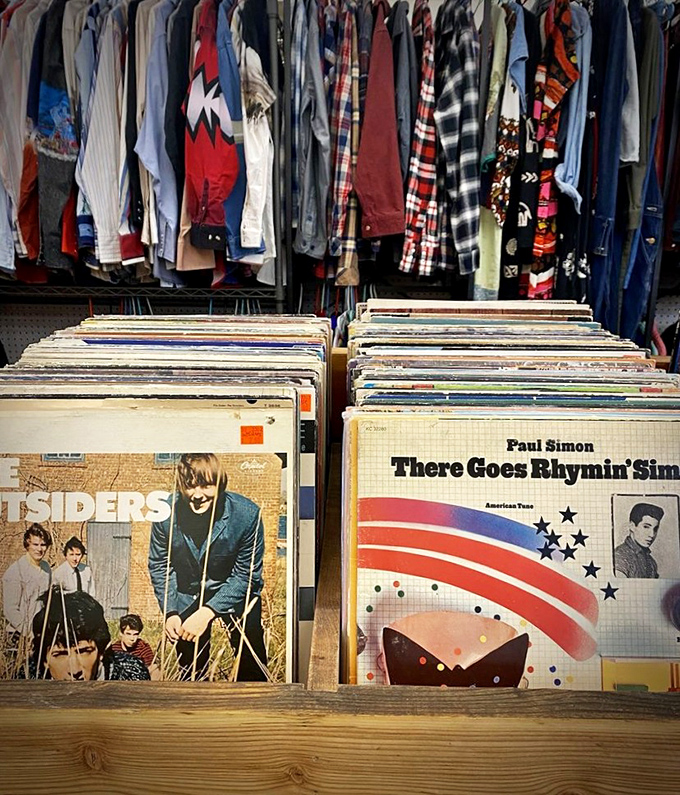 Vinyl treasures await the discerning ear. The Outsiders and Paul Simon albums promise analog warmth no digital file can match.