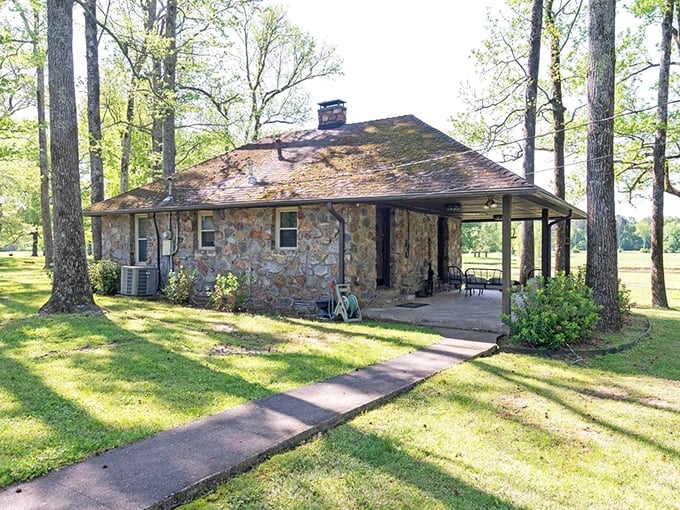 Even the groundskeeper lives like royalty! This charming stone cottage proves that castle living extends beyond the main fortress.
