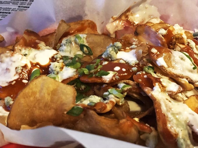 These aren't just "loaded fries" &ndash; they're a full archaeological dig of flavor layers. Each forkful reveals new treasures beneath.