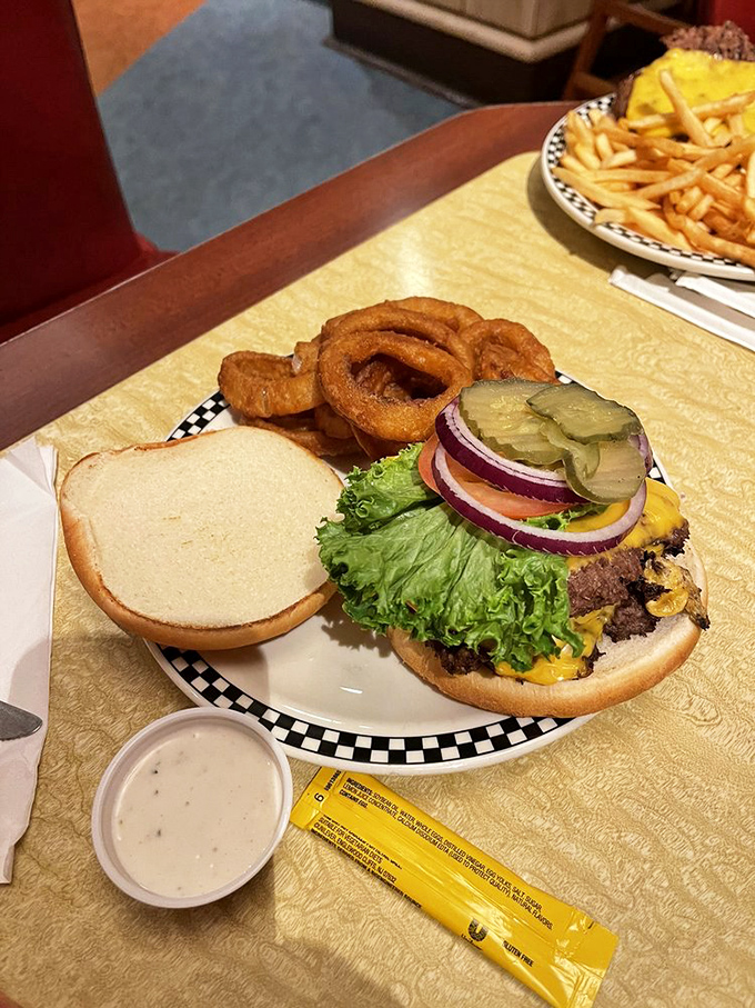 A burger with onion rings isn't just lunch&mdash;it's proof that some American innovations rival anything the Renaissance produced.