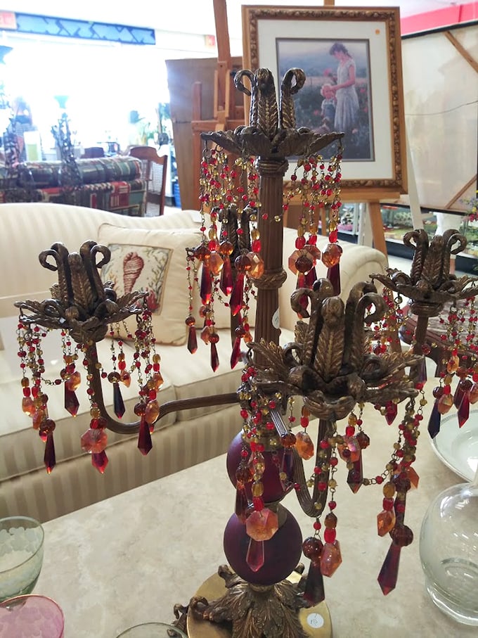 Chandeliers that would make Liberace say "that's a bit much" wait for the perfect home where maximalism isn't just a design choice&mdash;it's a lifestyle.