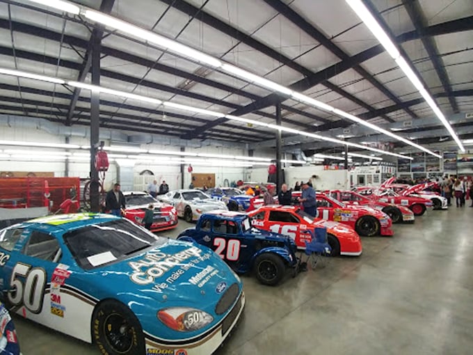 Heaven for gearheads: a lineup of historic racers that spans generations of motorsport innovation. Each car tells its own story of speed and glory.