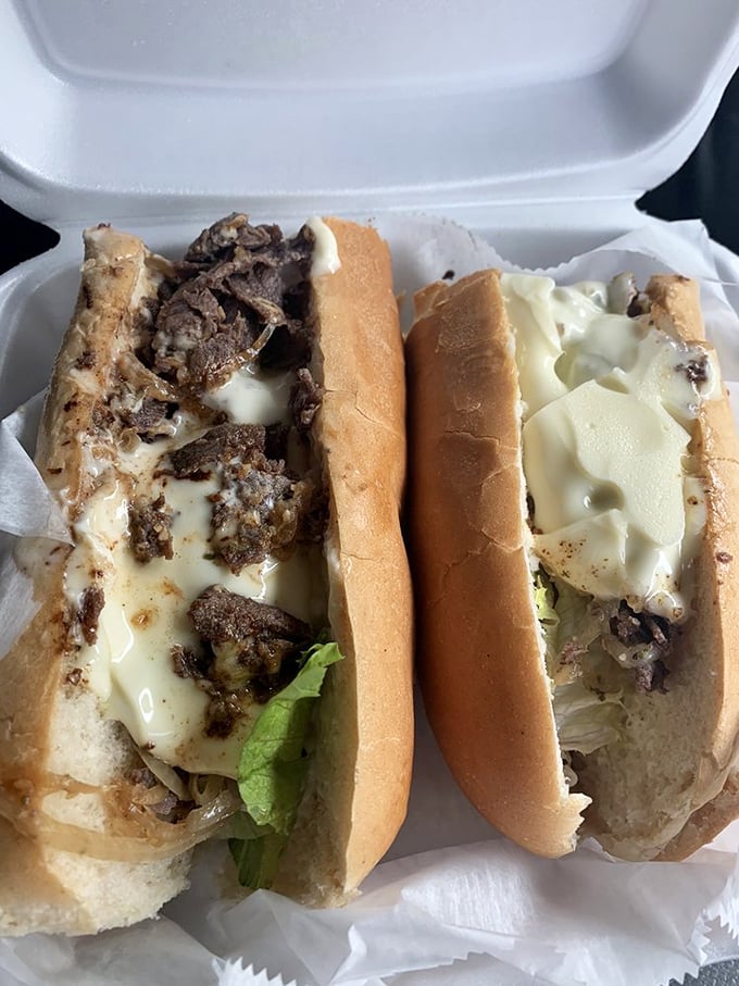 The cheesesteak sub doesn't mess around&mdash;tender beef and melted cheese in perfect harmony, like a meat symphony in bread form.
