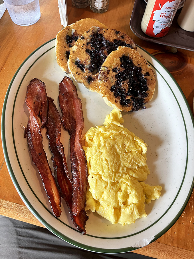 Blueberry pancakes and bacon&mdash;the breakfast equivalent of Astaire and Rogers, perfectly paired and impossibly elegant in their simplicity.