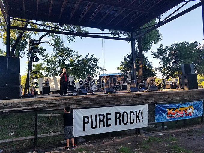 Not just splashes&mdash;Wake Zone delivers "Pure Rock" entertainment too. When your arms give out from wakeboarding, the music takes over.