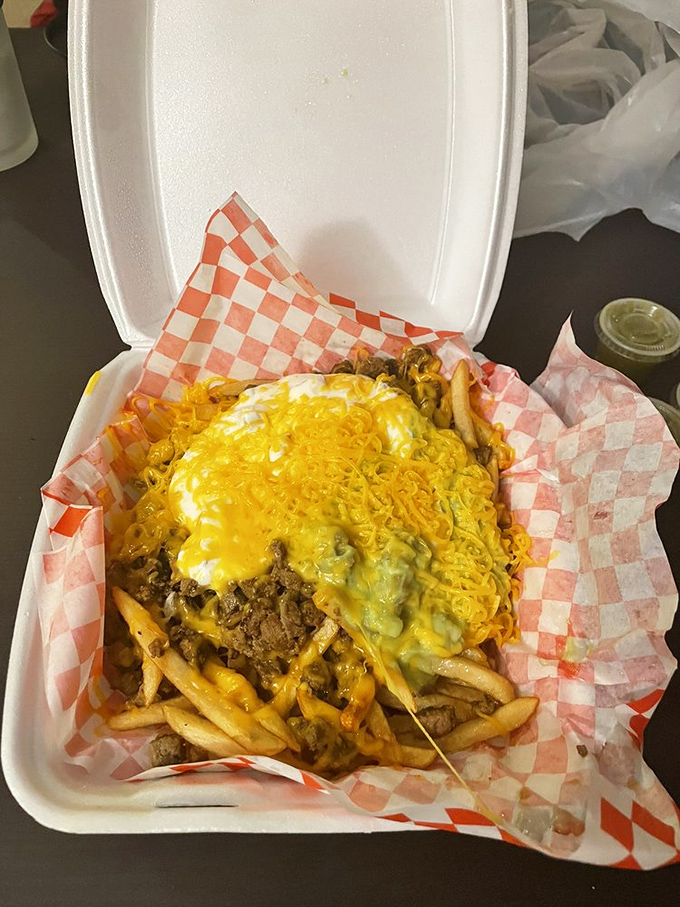 These aren't just fries &ndash; they're vehicles for that magnificent green chili sauce. Sorry, ketchup, you've been demoted.