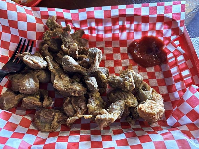 Gizzards: the culinary courage test that separates the curious from the cautious. Crispy, chewy treasures worth the adventure.