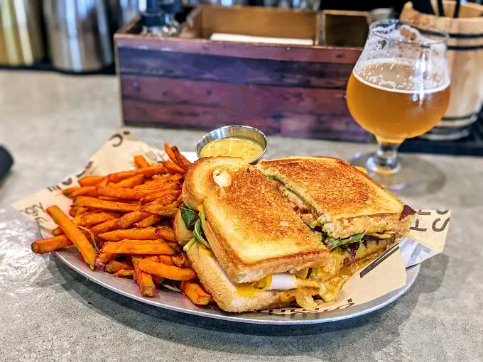 Proof that vegetables and cheese can coexist in perfect harmony. This sandwich makes eating your greens feel like breaking the rules&mdash;in the best possible way.