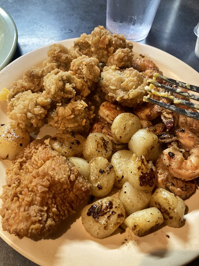 This seafood platter doesn't just feed your hunger&mdash;it tells stories of coastal waters through perfectly seasoned bites.