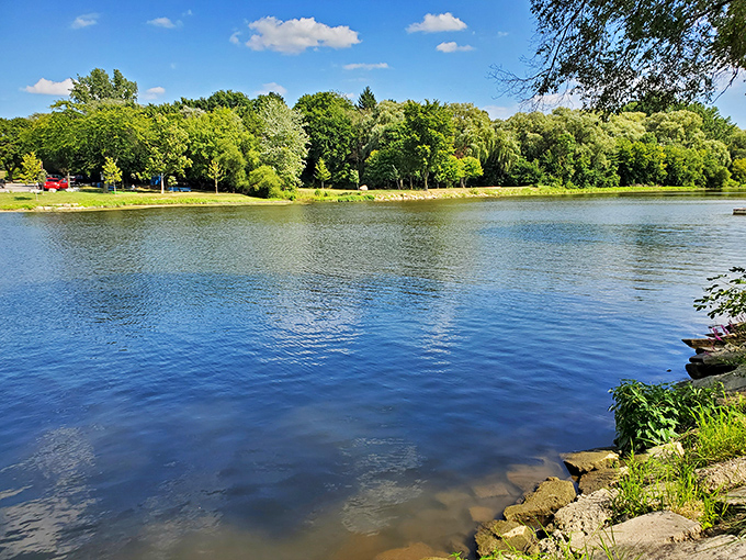 The Cass River provides a serene backdrop to Frankenmuth's Bavarian bustle. Nature's perfect counterpoint to all that schnitzel and strudel you've been enjoying downtown.