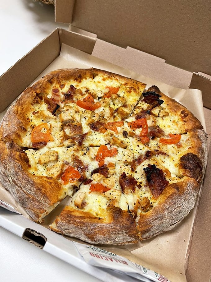 This artisan pizza doesn't need to name-drop fancy Italian regions to win your heart &ndash; just quality ingredients and a perfectly blistered crust.