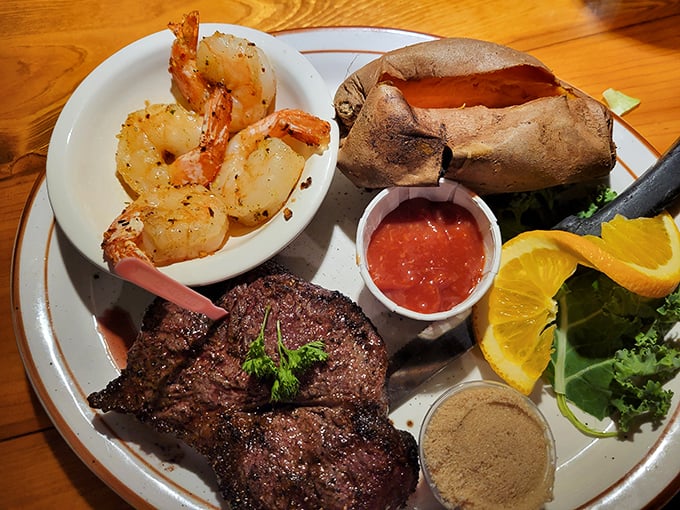 The surf meets turf in this delicious duet &ndash; like Sinatra and Martin reuniting for one more perfectly harmonized dinner show.