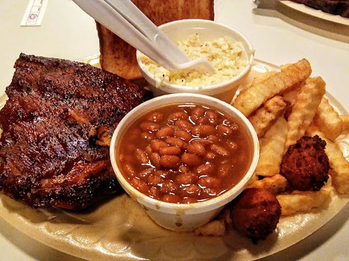 These ribs have clearly entered into a meaningful relationship with smoke and spice. The kind of meal that requires extra napkins and zero shame.