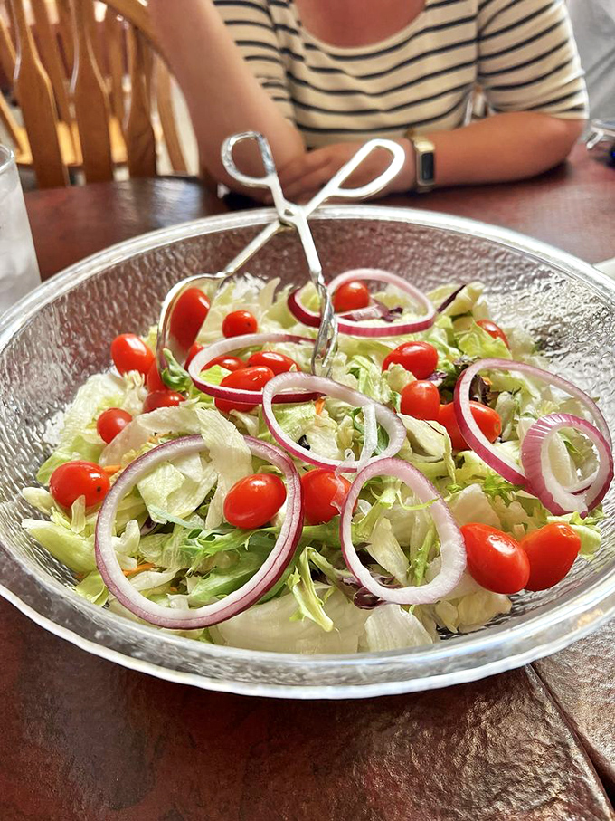 A garden-fresh salad that somehow manages to be both virtuous and satisfying&mdash;the unicorn of restaurant side dishes.