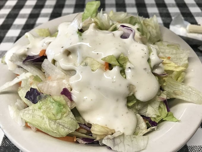 Even the house salad gets the Matthews treatment&mdash;crisp, fresh, and dressed with the kind of ranch that makes you forget salads are supposed to be healthy.