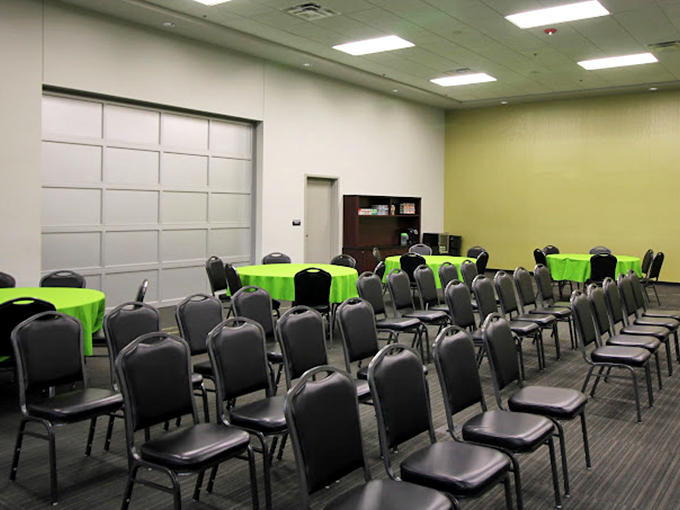 Corporate meetings get a high-octane upgrade. The only boardroom where "racing through the agenda" takes on a whole new meaning.