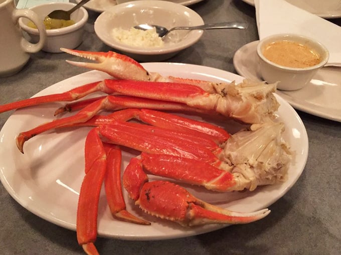 Snow crab legs arrive like treasures from the deep, demanding nothing more than patience, butter, and your undivided attention.